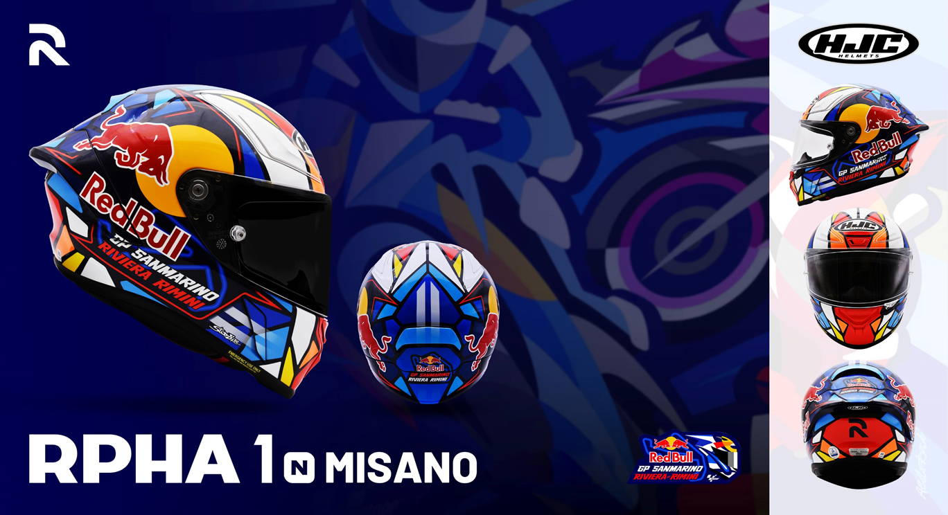 RPHA 1 Red Bull Misano GP 출시 – HJC HELMETS KOREA